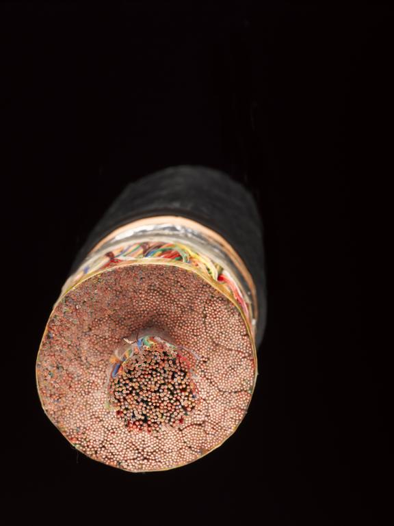 1800 pair polythene insulated and sheathed telephone cable, 1930-1962 ...