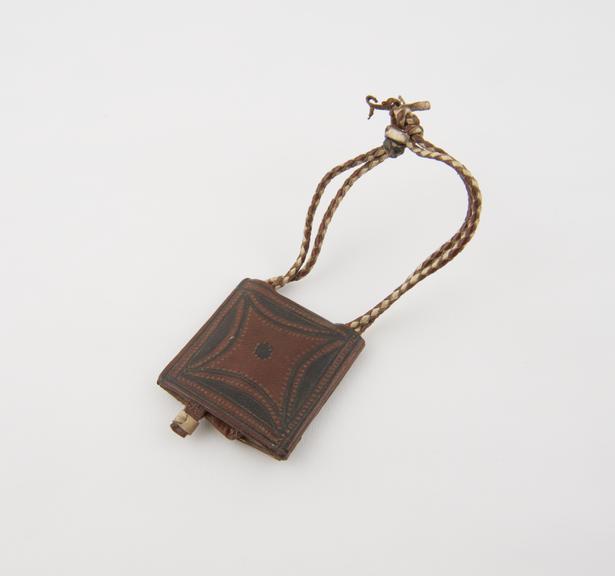 Leather amulet case | Science Museum Group Collection