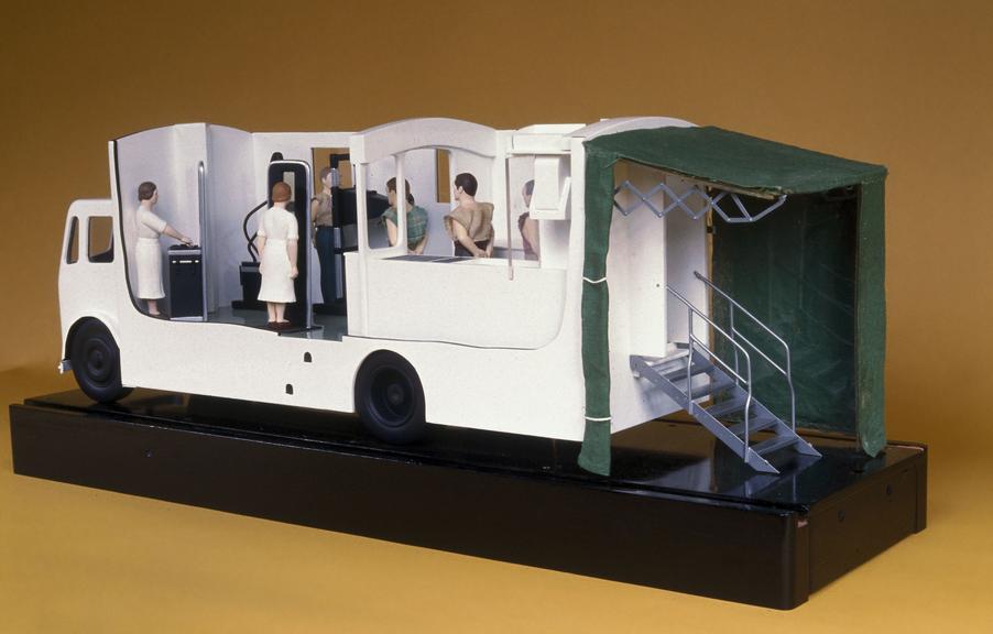 Model of a mobile mass miniature x-ray unit | Science Museum Group ...