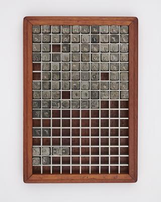 0.4 inch composition punches for Grotesque (No.1) (typeface series ...