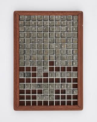 0.4 inch composition punches for Grotesque (No.1) (typeface series ...