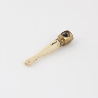 Bone and brass nozzle only | Science Museum Group Collection