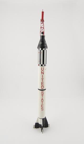 Model, 1:48 scale, Mercury-Redstone rocket | Science Museum Group ...