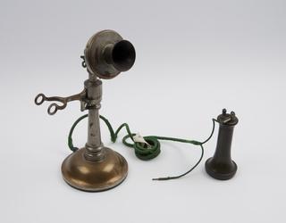 Candlestick table telephone, 1900-1935 | Science Museum Group Collection