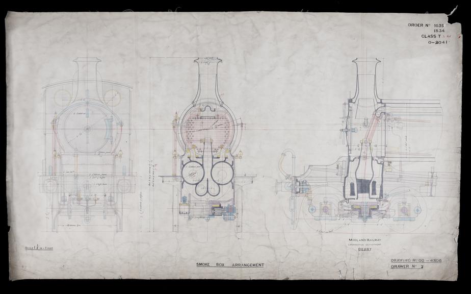 Engineering drawings from Derby Locomotive works | Science Museum Group ...
