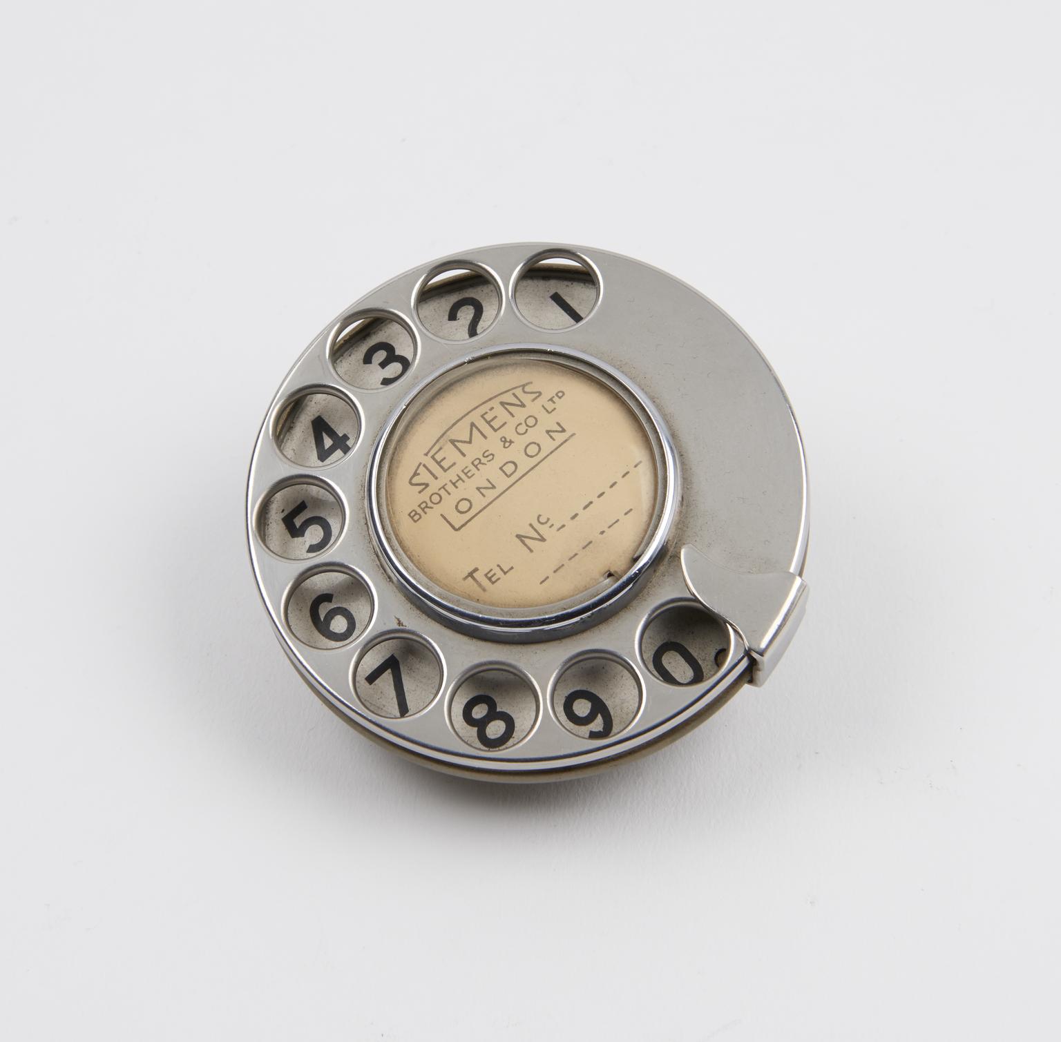 Siemens finger - dial switch for automatic telephone | Science Museum ...