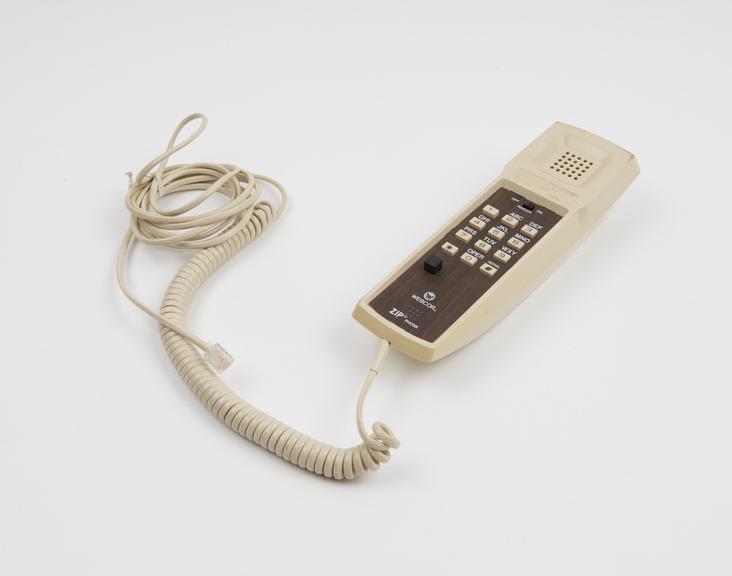 Telephone handset model 'Zip Phone' made by Webcor in Japan | Science ...