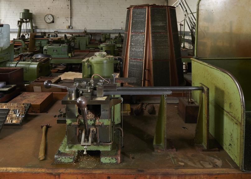 Monotype 0.4-Inch Matrix Drilling Machine | Science Museum Group Collection