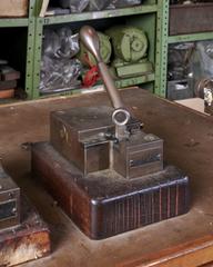 Monotype Matrix Hand Stamping Fixture | Science Museum Group Collection