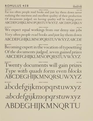 Specimen sheet for Romulus (series number: 458) | Science Museum Group ...