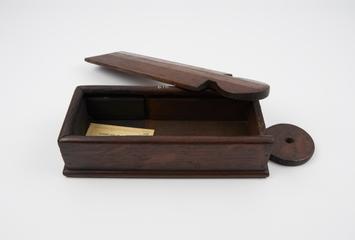 Tinder-box (length 15 ins) of wood | Science Museum Group Collection