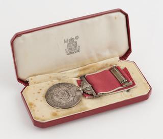 British Empire Medal with box | Science Museum Group Collection