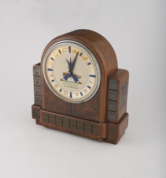 Ferranti and Metropolitan-Vickers Golf Trophy Clock | Science Museum ...