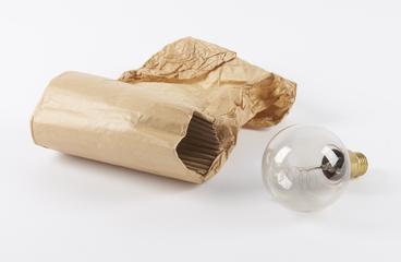 Sunray light bulb with original packing | Science Museum Group Collection