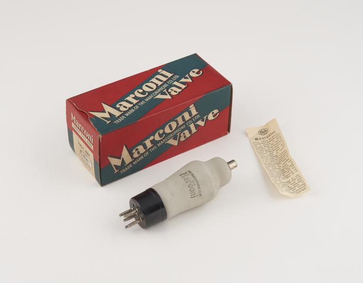 Thermionic valve made by Marconi | Science Museum Group Collection