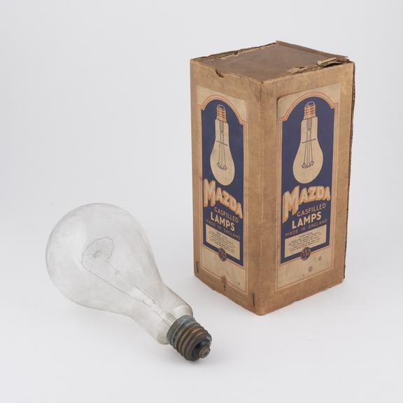 Mazda lamp in original box | Science Museum Group Collection