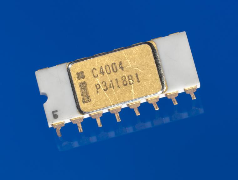 Intel 4004 processor, 1971 | Science Museum Group Collection