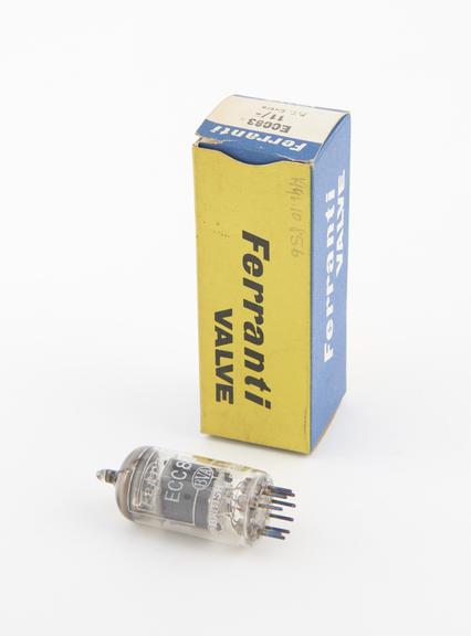 Ferranti Thermionic Valve | Science Museum Group Collection
