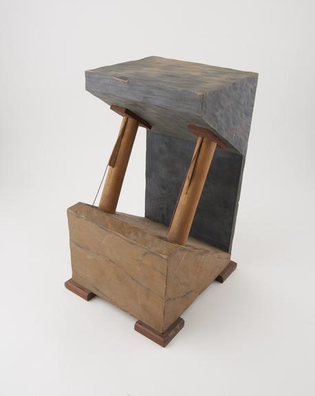 Model of Stull timbering | Science Museum Group Collection