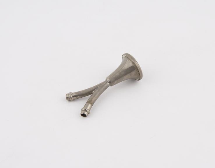 Chest piece from binaural stethoscope | Science Museum Group Collection