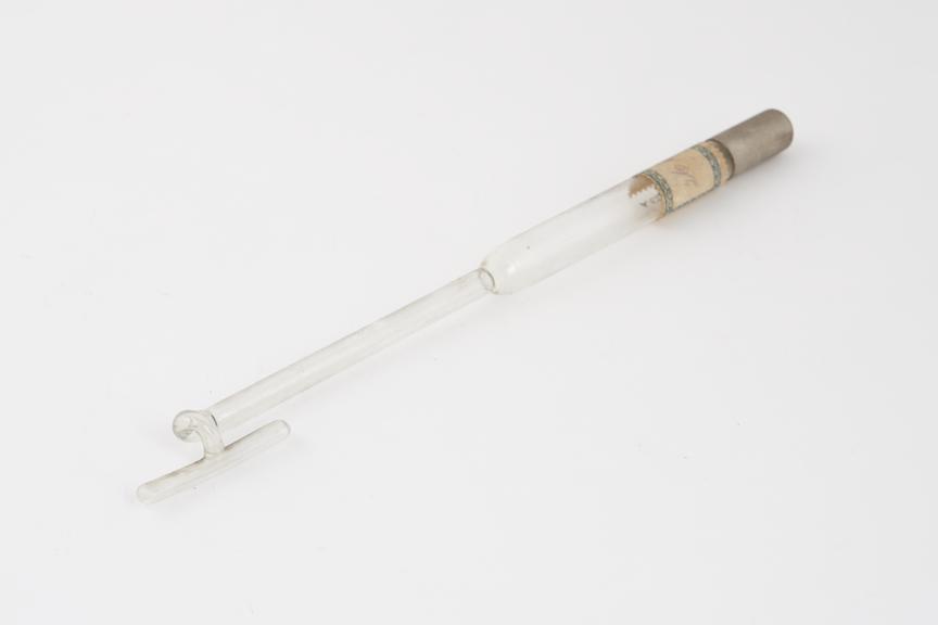 Glass tube, possibly a discharge tube | Science Museum Group Collection