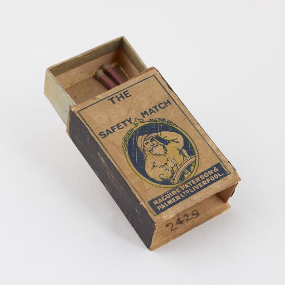 Box of "Pilot" Safety-matches; on top | Science Museum Group Collection