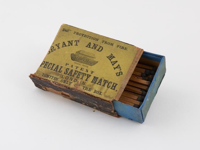 (One only of] Three Match-boxes (2 7/8 x 2 x 1 ins) | Science Museum ...