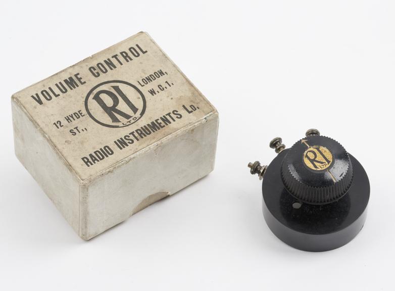 RI volume control with plunger type contact arm | Science Museum Group ...
