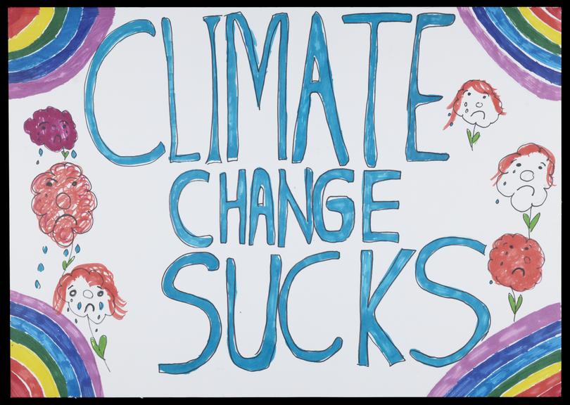 Protest sign used at youth strike against climate change, March 2019 ...