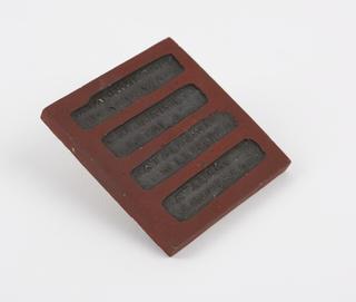 Plaster impression of seal inscriptions | Science Museum Group Collection