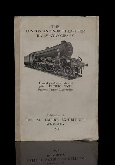Three-cylinder superheated 4-6-2 pacific type express tender locomotive ...