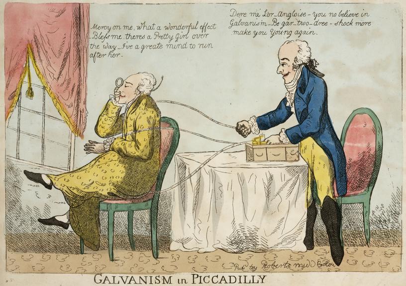 Galvanism in Piccadilly | Science Museum Group Collection