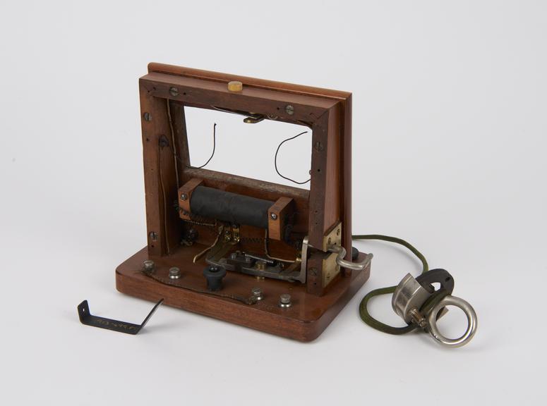 Telephone set with Ader transmitter | Science Museum Group Collection