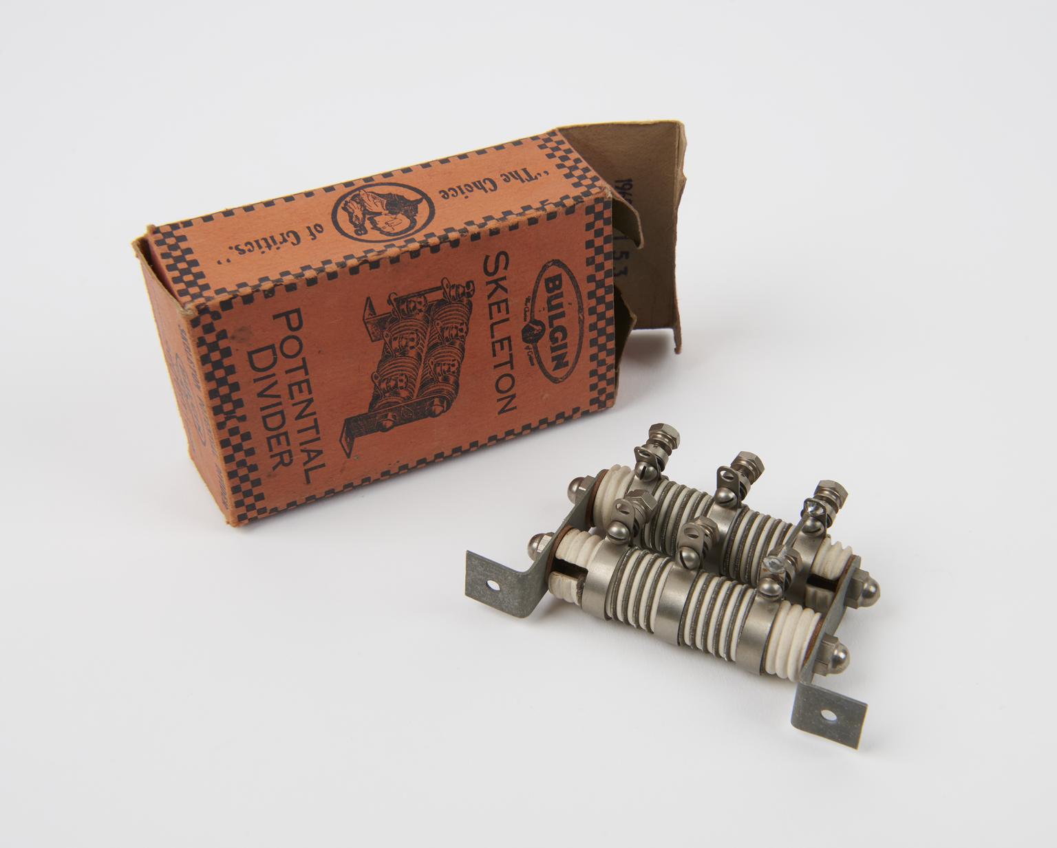 Bulgin 'Skeleton' potential divider with carton | Science Museum Group ...