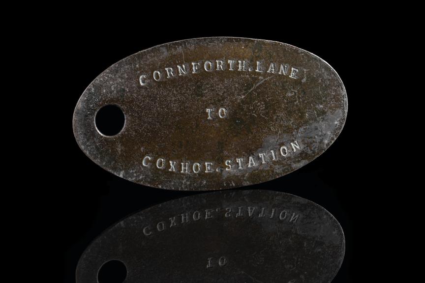Single line token, Cornforth-Coxhoe Station | Science Museum Group ...