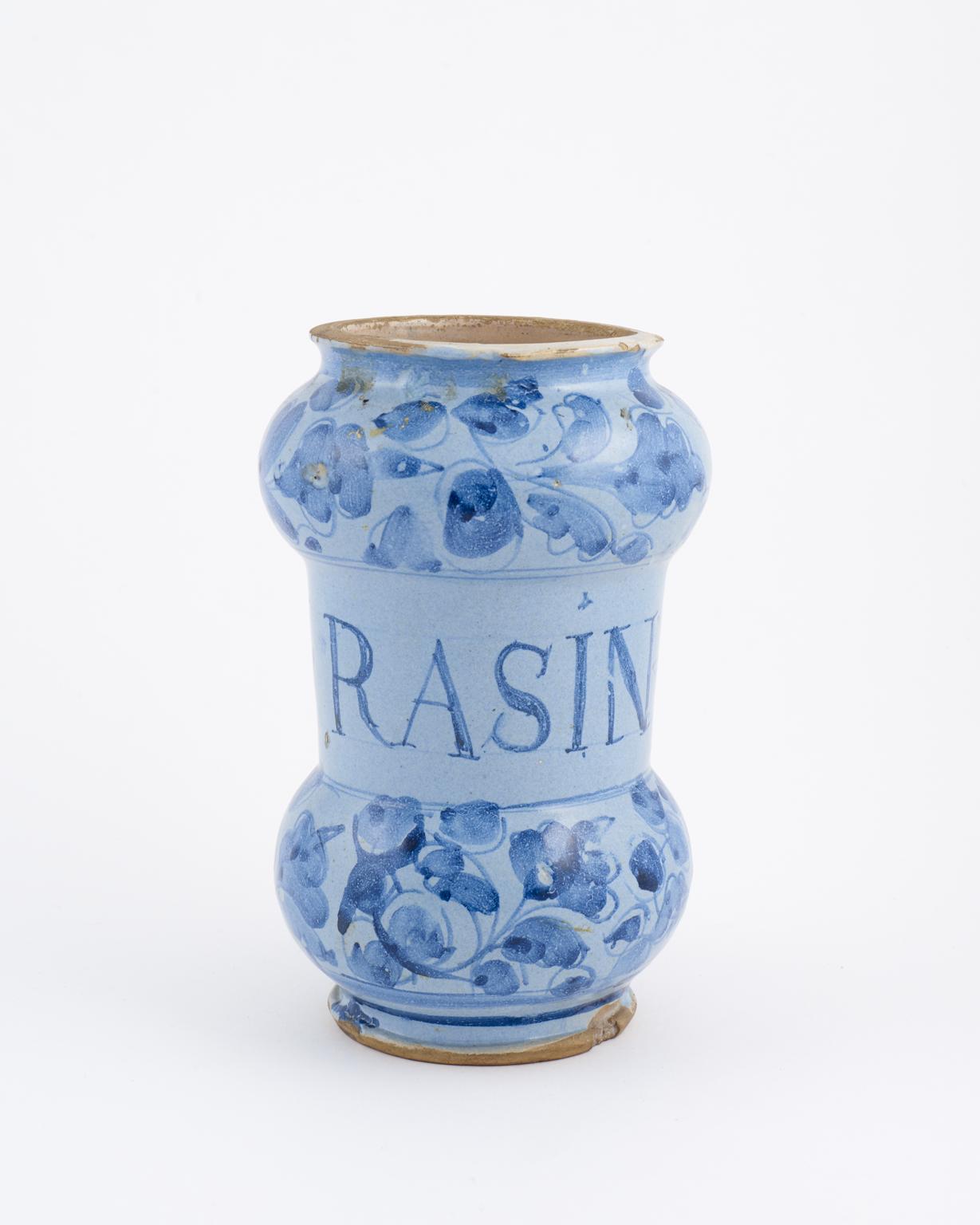 Pair of Marchigian berretino albarelli | Science Museum Group Collection