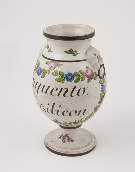 Storage vase used for basilicon unguent, 1750-1850 | Science Museum ...