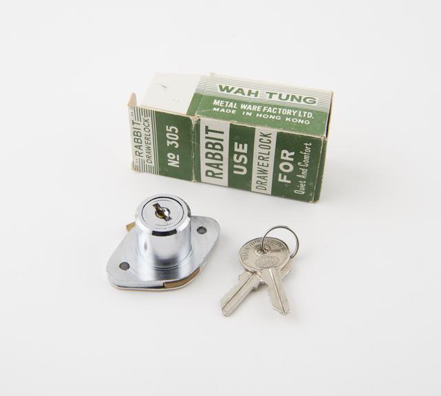 "Rabbit" drawer lock, two keys, original box | Science Museum Group ...