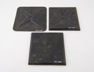 four model pressed steel plates for tanks | Science Museum Group Collection