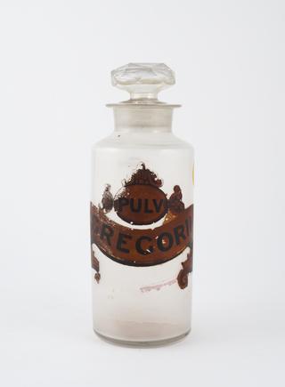 Bottle, clear glass | Science Museum Group Collection