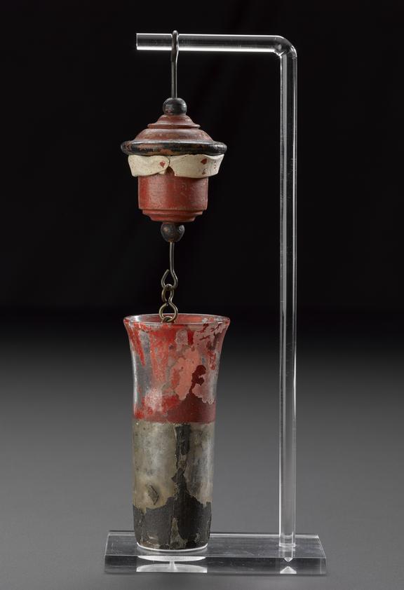 Leyden jar, fitted with a wooden cap and brass loop | Science Museum ...