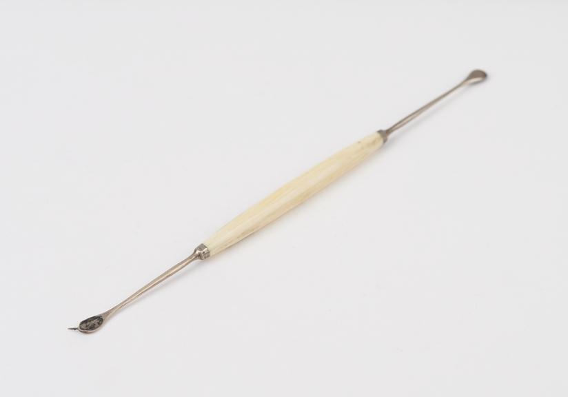 Double-ended cataract scoop with ivory handle | Science Museum Group ...