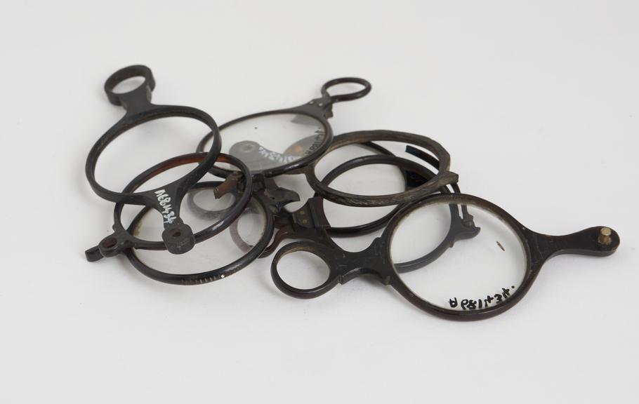 8 fragmentary parts of bow folding and scissors spectacles | Science ...