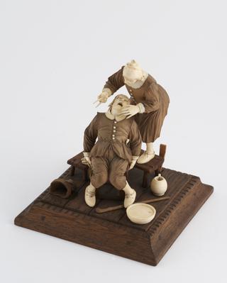 Statue showing a tooth extraction, Europe, 1601-1700 | Science Museum ...