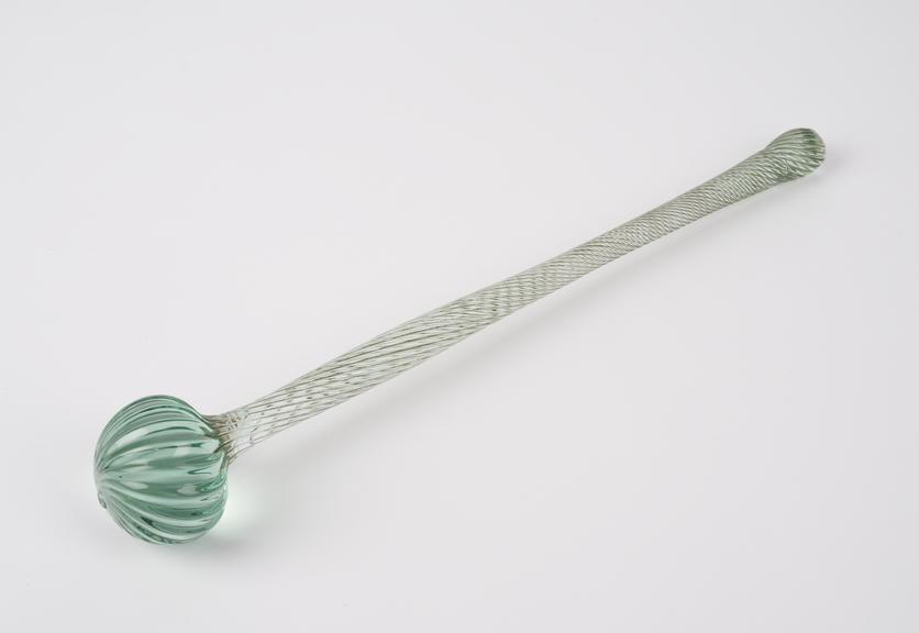 Twisted glass stirring rod, Bristol, England, 1750-1900 | Science ...