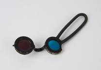 Maddox rods(?), in spectacle form steel frame, by | Science Museum ...