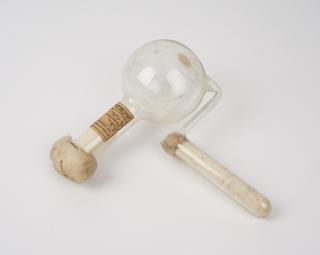 Glass separating flask and test-tube | Science Museum Group Collection