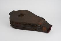 Wood and leather furnace bellows | Science Museum Group Collection