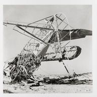 Plane wreckage, Fort Capuzzo | Science Museum Group Collection