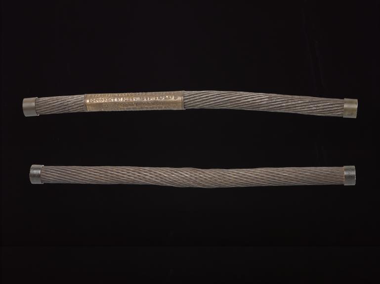 Sample of the first transatlantic cable, 1857-1858 | Science Museum ...